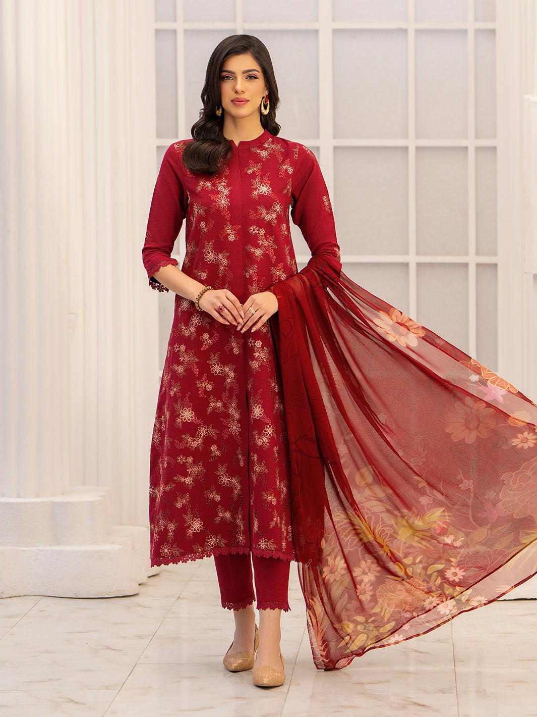 3 piece summer lawn suit collection - Unstitched (Cl-08) – Rameen Official | Luxury Woman Clothing